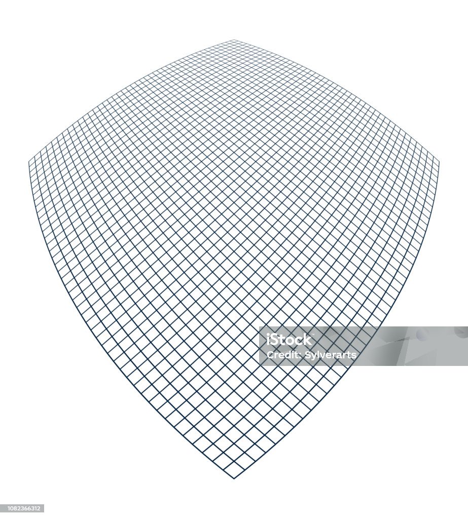 3d Low Poly Mesh In A Shape Of Rhombus Surface Vector Abstract