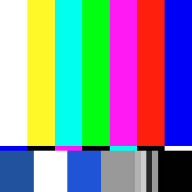 tv test pattern screensaver vector Kostenlose | AI, SVG und EPS
