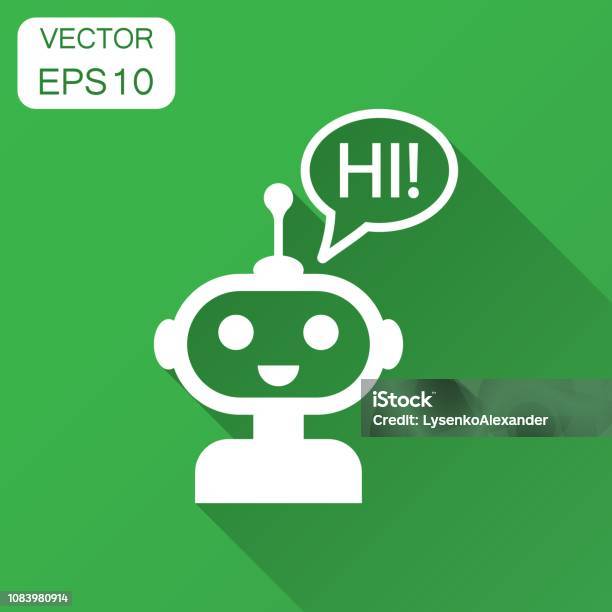 Ikon Chatbot Robot Lucu Dalam Gaya Datar Ilustrasi Vektor Operator Bot ... Ikon Chatbot Robot Lucu Dalam Gaya Datar Ilustrasi Vektor Operator Bot ...