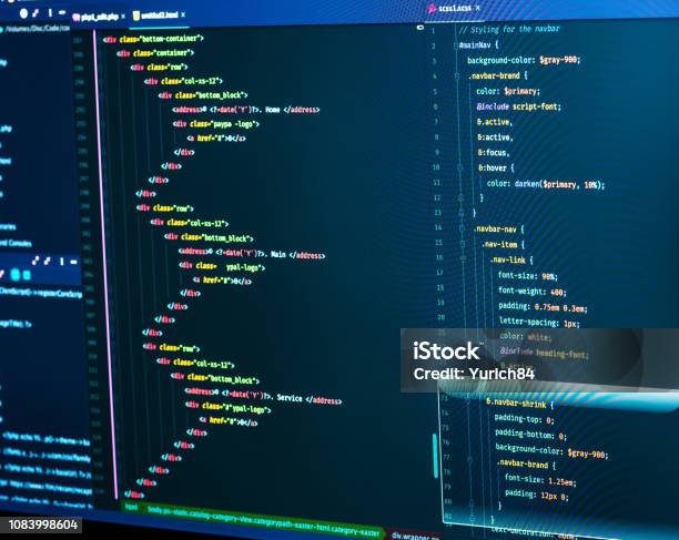 Css Stylesheet Code Splitting Of Html And Css In Editor Web Or