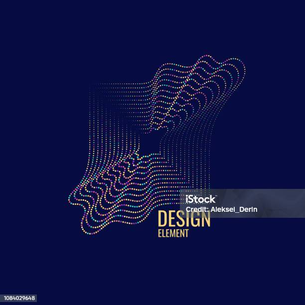 Latar Belakang Abstrak Vektor Dengan Gelombang Dinamis Ilustrasi Untuk