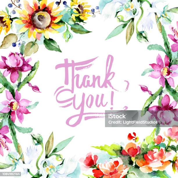 Bouquet Aquarelle Fond Illustration Ensemble Aquarelle Dessin