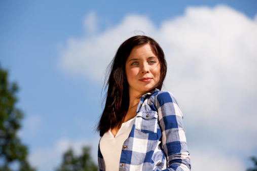 Beautiful Smiling Brunette Teenage Girl Stock Photo - Download Image ... Beautiful Smiling Brunette Teenage Girl Stock Photo - Download Image ...