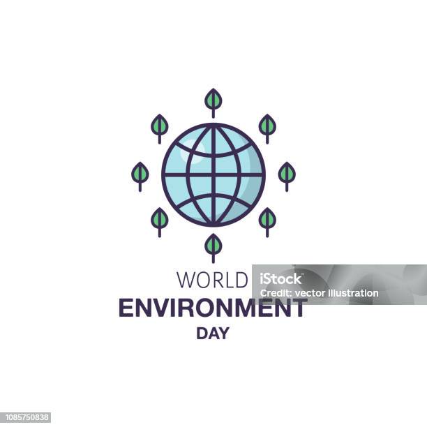 Logo De La Journée Mondiale De Lenvironnement Simples Plats Icônes Du