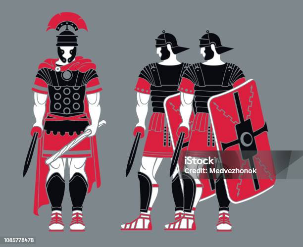 Prajurit Romawi Kuno Ilustrasi Stok Unduh Gambar Sekarang Perwira Romawi Siluet Cahaya