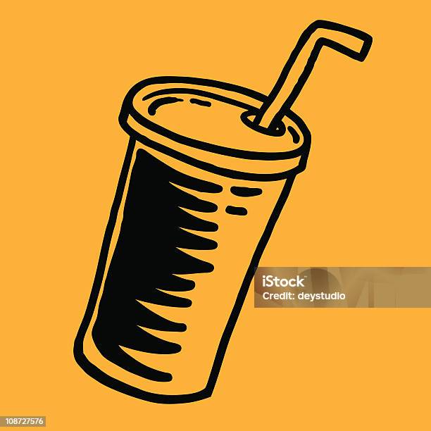 Quick스케치 소다 컵 아이콘크기 0명에 대한 스톡 벡터 아트 및 기타 이미지 0명 건강에 좋지 않은 음식 마실 것