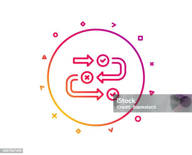 Ikon Garis Kemajuan Survei Algoritma Tanda Vektor Ilustrasi Stok ... Ikon Garis Kemajuan Survei Algoritma Tanda Vektor Ilustrasi Stok ...