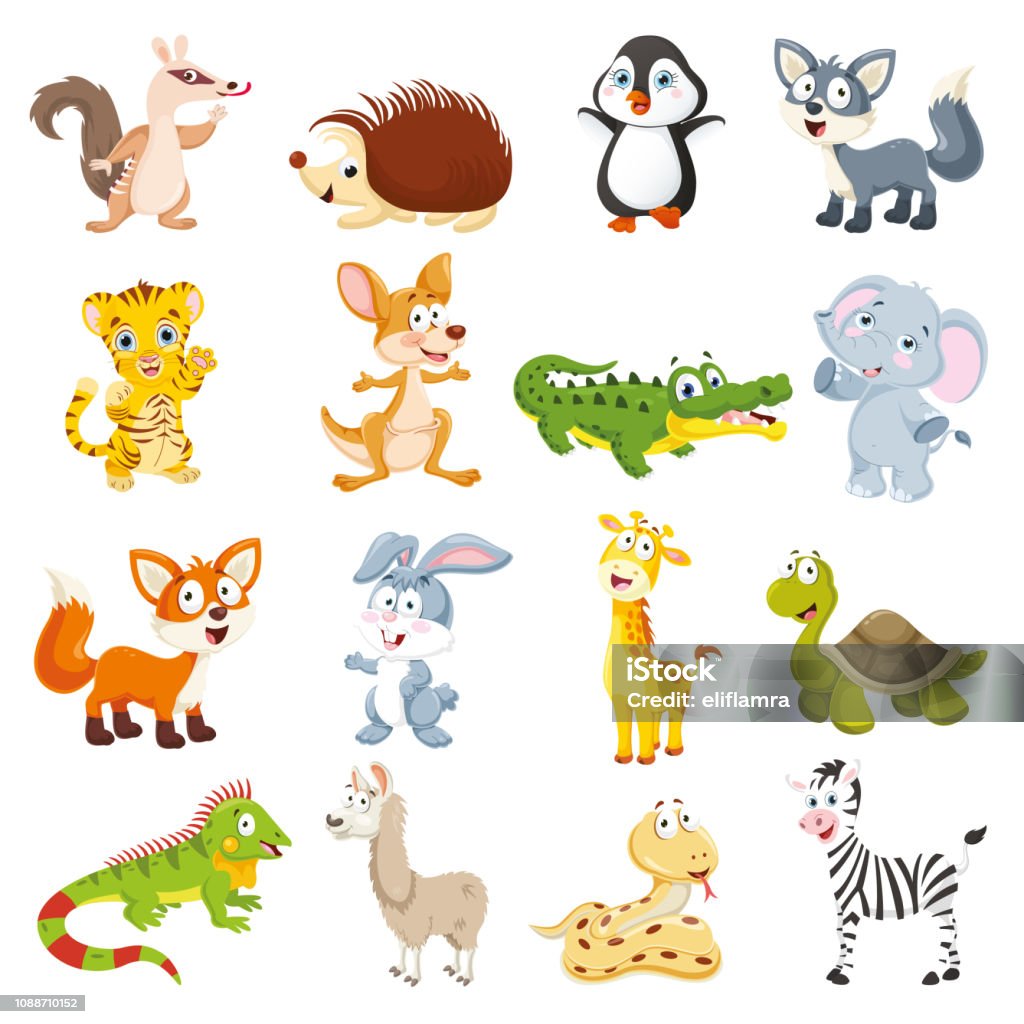 Ilustrasi Vektor Koleksi Hewan Kartun Ilustrasi Stok - Unduh Gambar ... Ilustrasi Vektor Koleksi Hewan Kartun Ilustrasi Stok - Unduh Gambar ...
