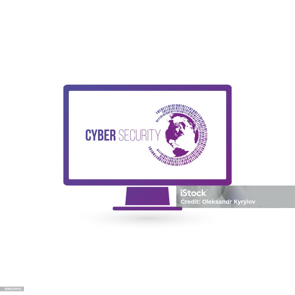 Abstract Personal Data Protection Cyber Security With Globe And Binary Code Cyber Security