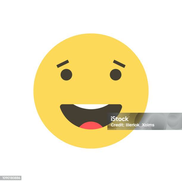 Ensemble Dicônes Emoji Des Grimaces Avec Différentes Émotions Icônes