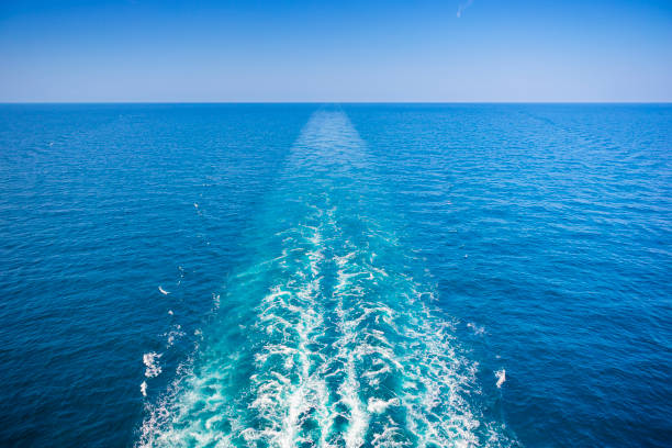 Free Stock Photo of Ocean trail left by a cruise ship | Download Free ...