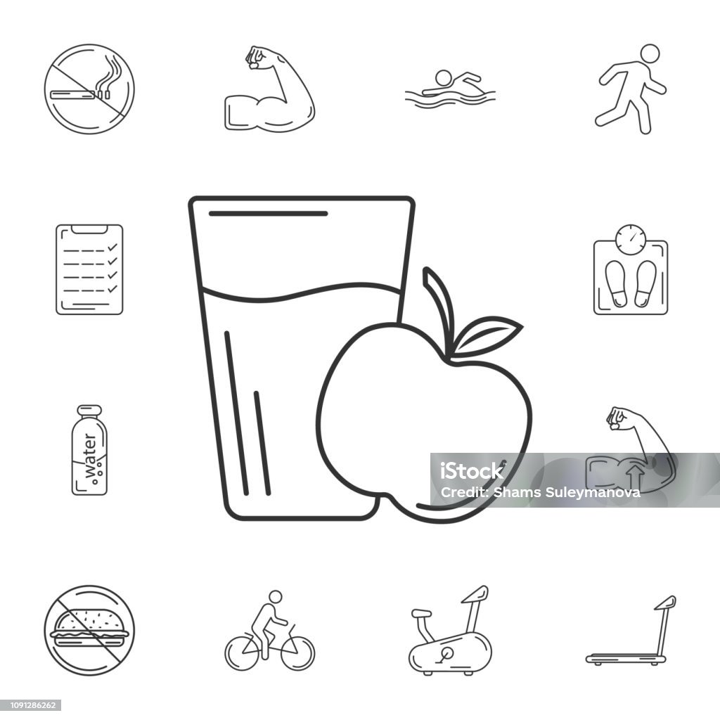 Ilustración de Icono De Jugo De Manzana Ilustración De Elemento Simple ... Ilustración de Icono De Jugo De Manzana Ilustración De Elemento Simple ...