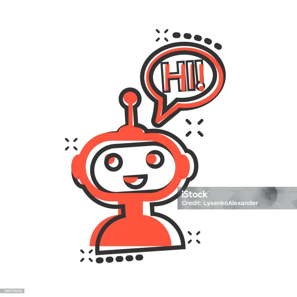 Ikon Chatbot Robot Lucu Dalam Gaya Komik Bot Operator Vektor Ilustrasi ... Ikon Chatbot Robot Lucu Dalam Gaya Komik Bot Operator Vektor Ilustrasi ...