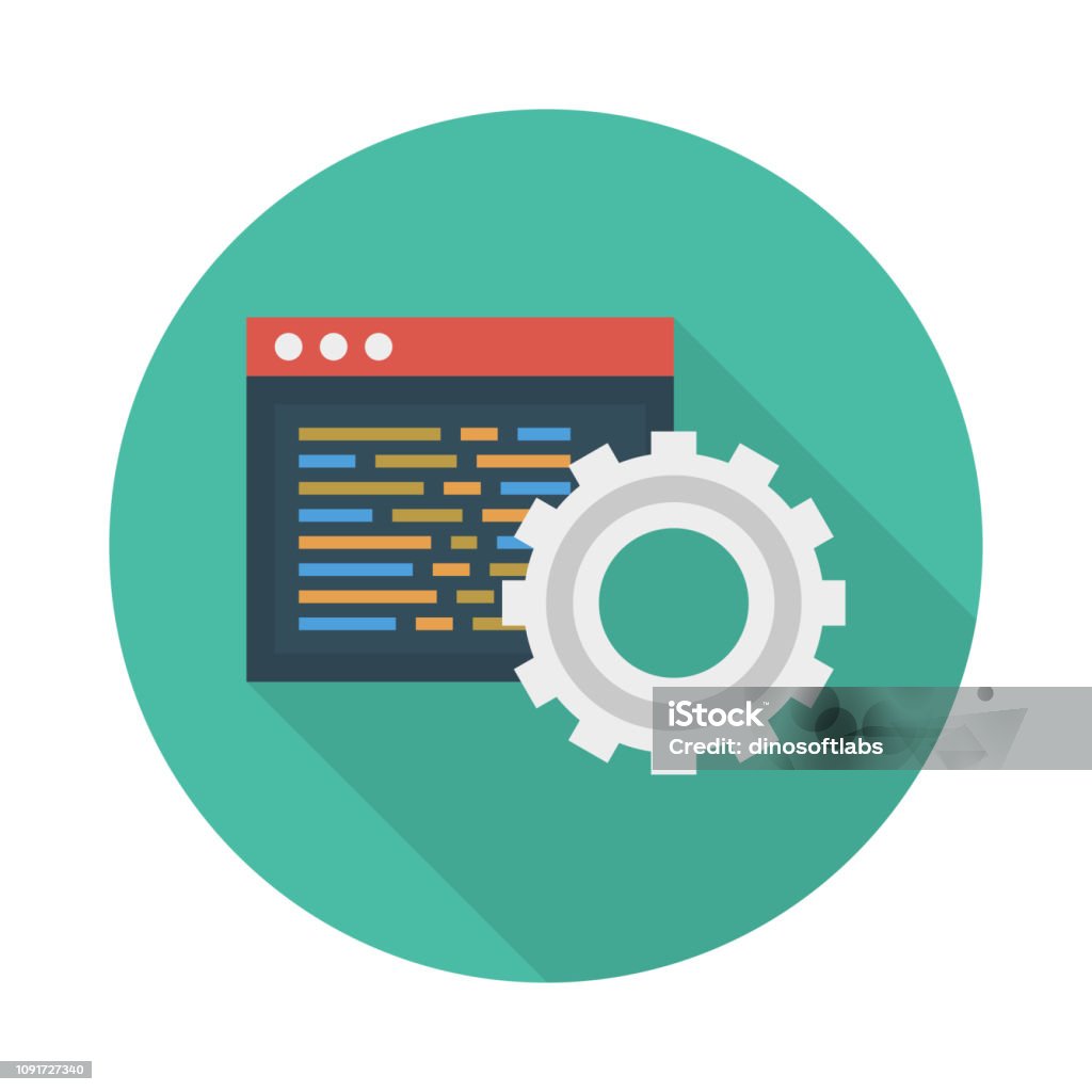 Development Coding Programming Stock Illustration Download Image Now Circle Coding