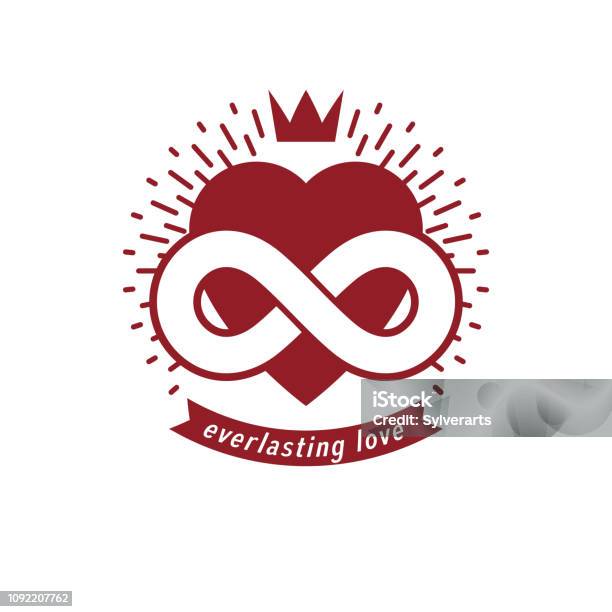 Concetto Di Amore Eterno Simbolo Vettoriale Creato Con Segno A Loop ... Concetto Di Amore Eterno Simbolo Vettoriale Creato Con Segno A Loop ...