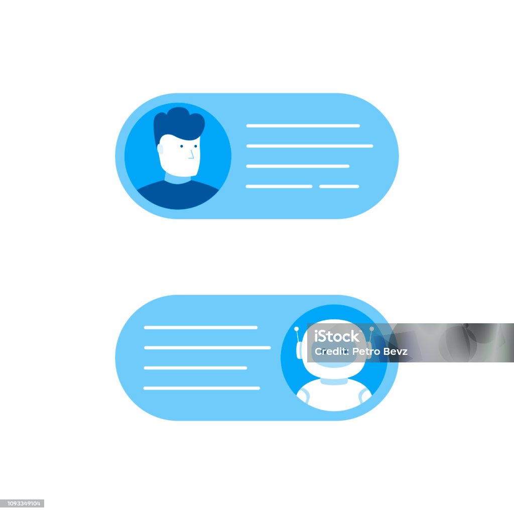 Konsep Chatbot Pria Mengobrol Dengan Bot Obrolan Ilustrasi Vektor Gaya ... Konsep Chatbot Pria Mengobrol Dengan Bot Obrolan Ilustrasi Vektor Gaya ...