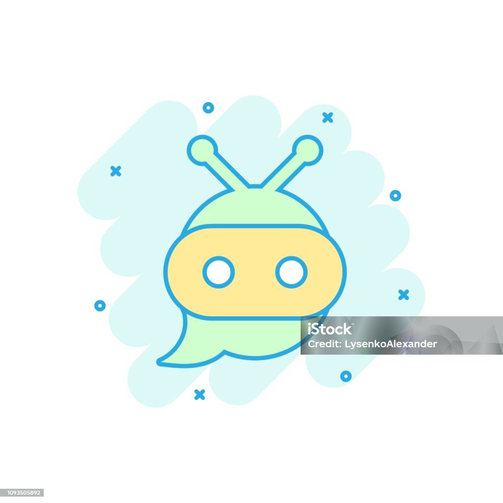 Ikon Chatbot Robot Lucu Dalam Gaya Komik Bot Operator Vektor Ilustrasi ... Ikon Chatbot Robot Lucu Dalam Gaya Komik Bot Operator Vektor Ilustrasi ...