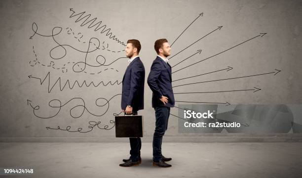 Businessman With Two Choices Stock Photo - Download Image Now - Change ... Businessman With Two Choices Stock Photo - Download Image Now - Change ...