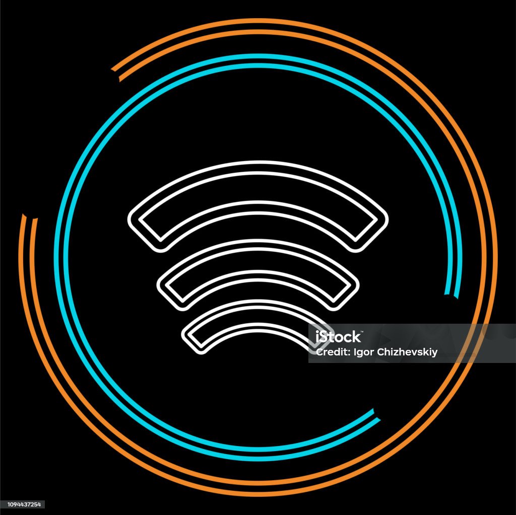 Ikon Nirkabel Dan Wifi Jaringan Nirkabel Ilustrasi Stok Unduh Gambar Sekarang Desain Datar