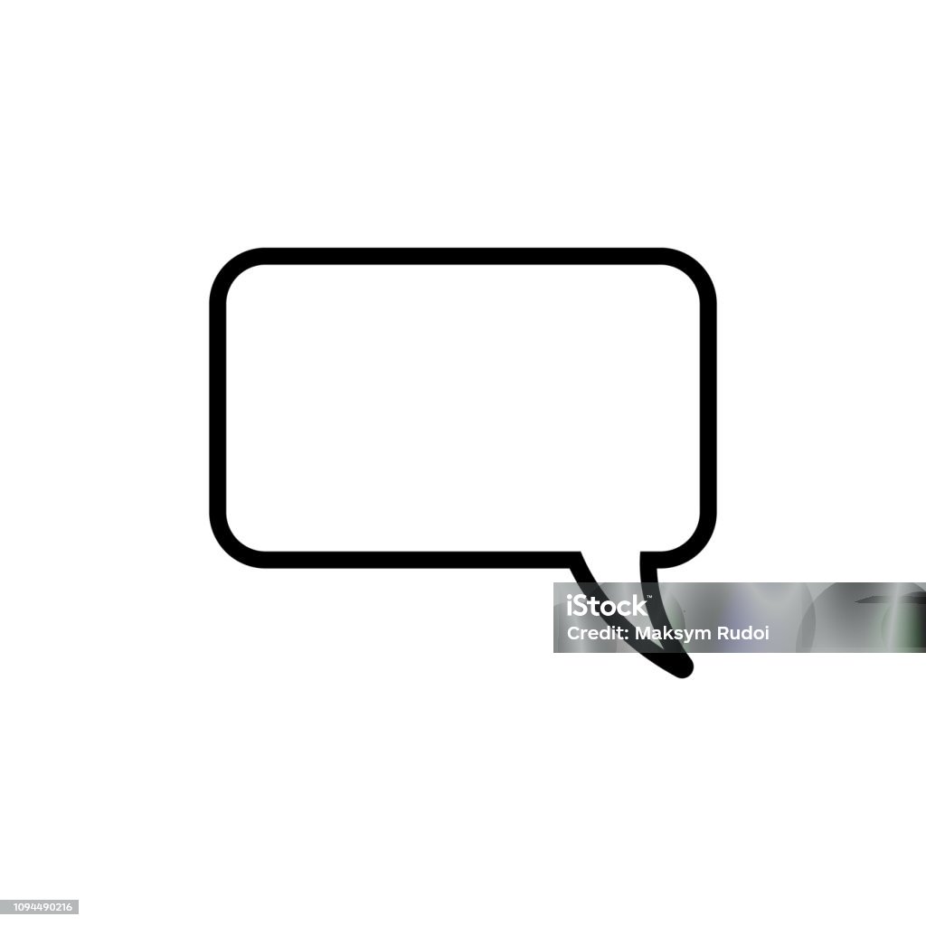 Cartoon Dialogs Cloud Line Icon Stock Illustration Download Image Now