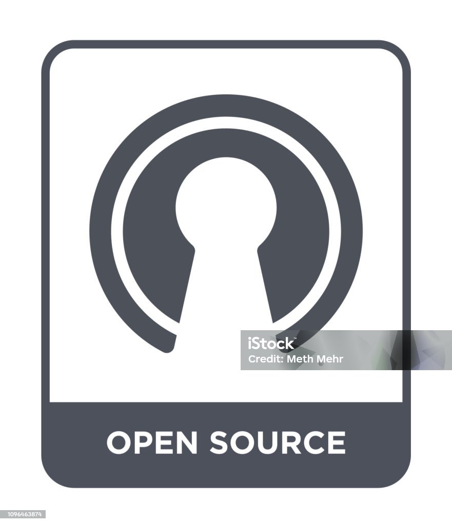 Open Source Icon Vector On White Background Open Source Trendy Filled ... Open Source Icon Vector On White Background Open Source Trendy Filled ...