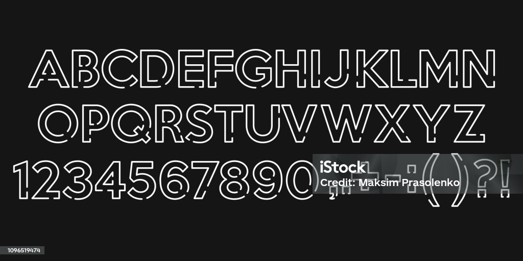 Font Alfabet Putih Dan Angka Dengan Poin Huruf Dan Angka Desain Modern ... Font Alfabet Putih Dan Angka Dengan Poin Huruf Dan Angka Desain Modern ...