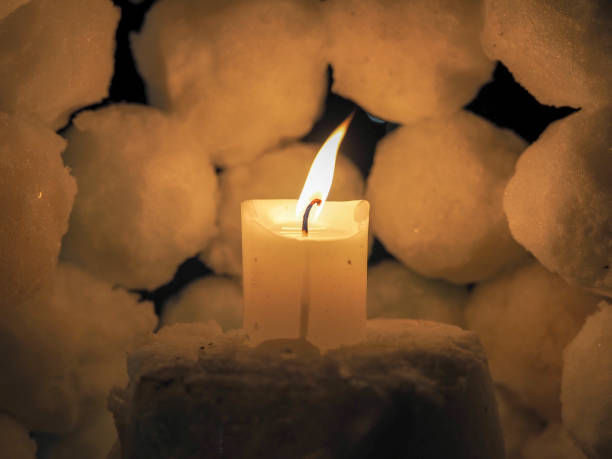 Free Stock Photo of Snowball candles in snow | Download Free Images and ...