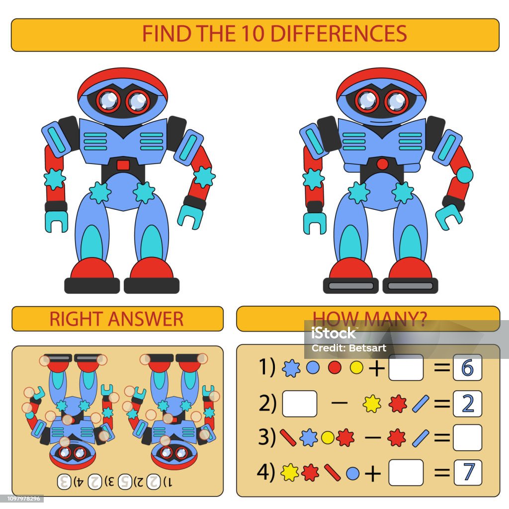 Spiel Finden Sie Den Unterschied Zwischen Zwei Robotern Lustige ... Spiel Finden Sie Den Unterschied Zwischen Zwei Robotern Lustige ...
