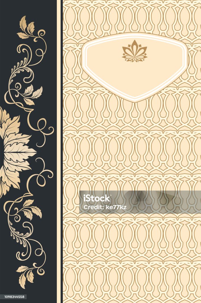 Decorative Background With Ornamental Border And Frame Stock Photo ... Decorative Background With Ornamental Border And Frame Stock Photo ...