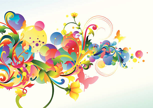 Colorful Flowers Growing Illustrations, Royalty-Free Vector Graphics ... Colorful Flowers Growing Illustrations, Royalty-Free Vector Graphics ...
