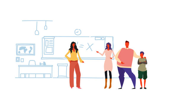 [90] Parent teacher conference Clipart Vector PNG , SVG, EPS, PSD, AI