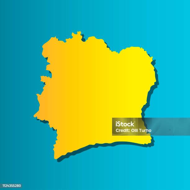 Icône Illustration Isolé De Vecteur Colorées De La Carte Politique Des