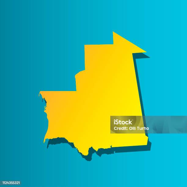 Icône Illustration Isolé Vecteur Colorées De La Carte Politique Des