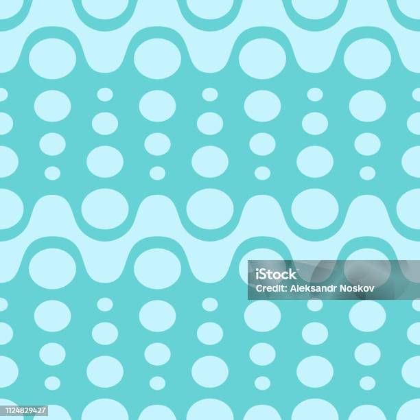 Latar Belakang Geometris Mulus Abstrak Dengan Bentuk Organik Yang