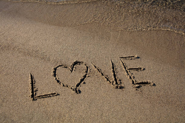 Free picture: heart, love, art, abstract, beach, sand, texture, pattern