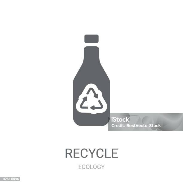 Recycler Licône Concept De Logo Recyclage Branché Sur Fond Blanc De La