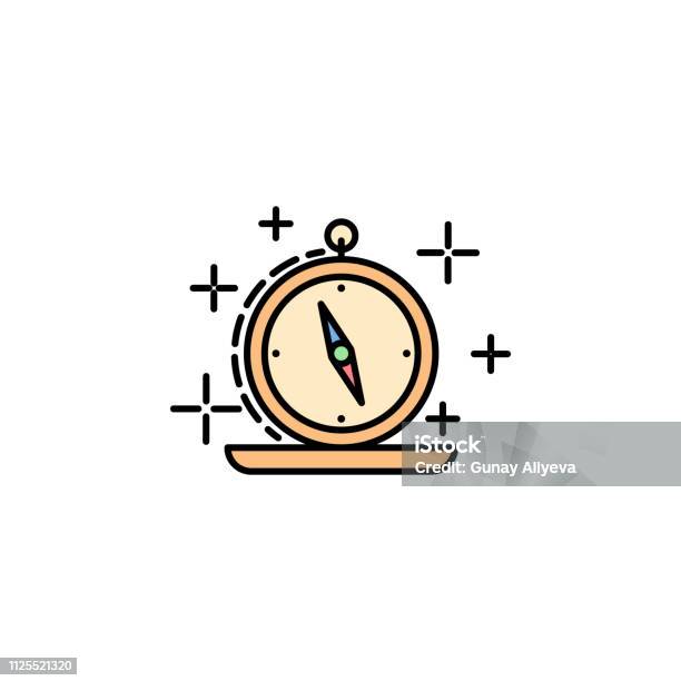 Compass Maps Orientation Cursor Icon Element Of History Color Icon For Mobile Concept And Web