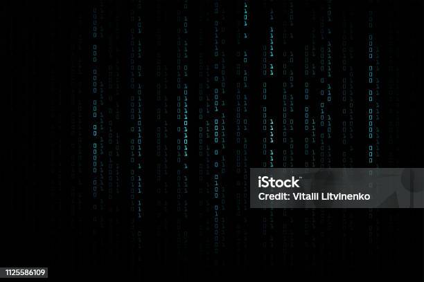 Abstract Technology Background Hacker Concept Programming Coding Binary Computer Codematrix