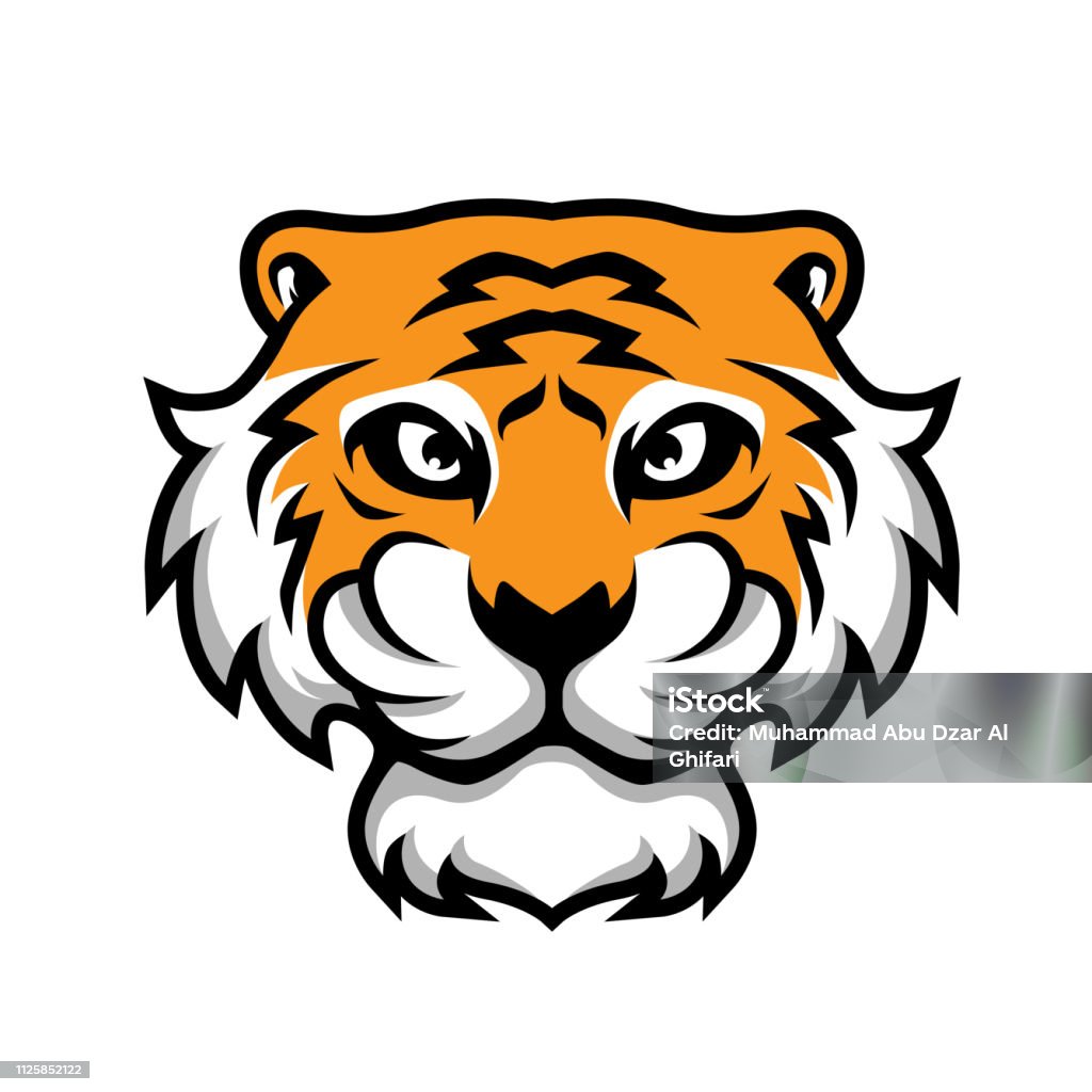 Ilustrasi Maskot Kepala Harimau Vektor Ilustrasi Stok Unduh Gambar