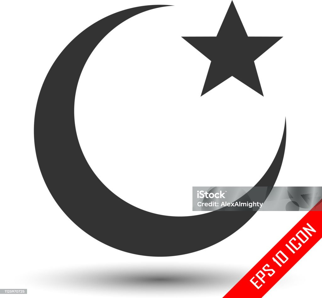 Islamsymbol Mond Und Sterne Symbol Isoliert Auf Weißem Hintergrund ... Islamsymbol Mond Und Sterne Symbol Isoliert Auf Weißem Hintergrund ...