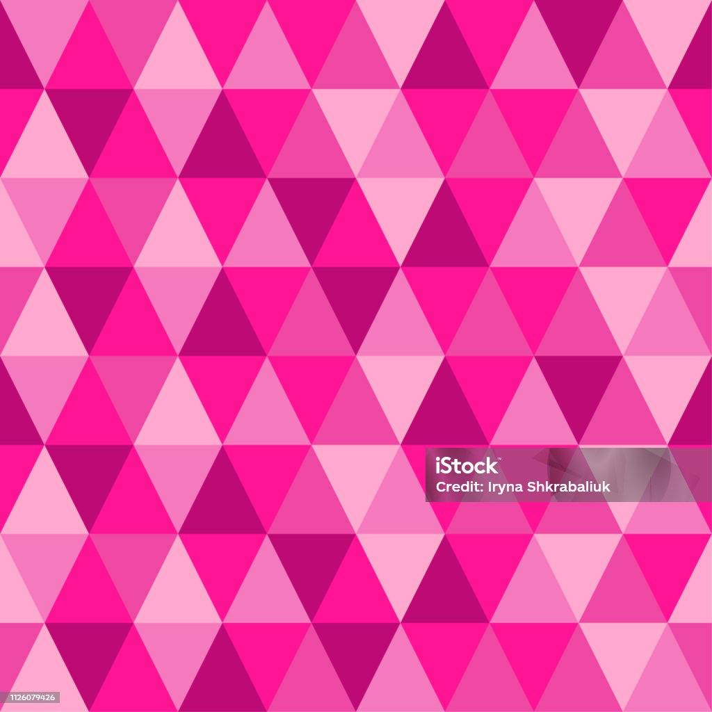 Geometris Seamless Abstract Background Dengan Bentuk Segitiga Sebagai