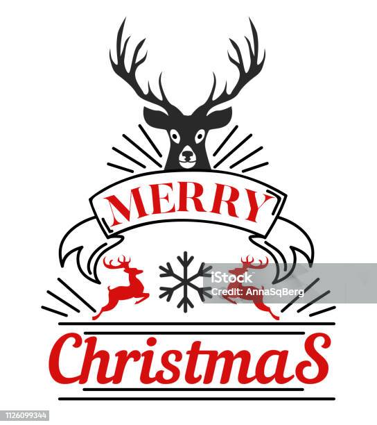 Selamat Natal Dan Tahun Baru Kami Mengucapkan Logo Ilustrasi Stok
