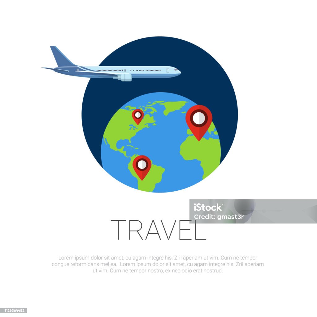 Voler Autour De Monde Plan Et Carte Des Pointeurs Sur Le Globe ... Voler Autour De Monde Plan Et Carte Des Pointeurs Sur Le Globe ...