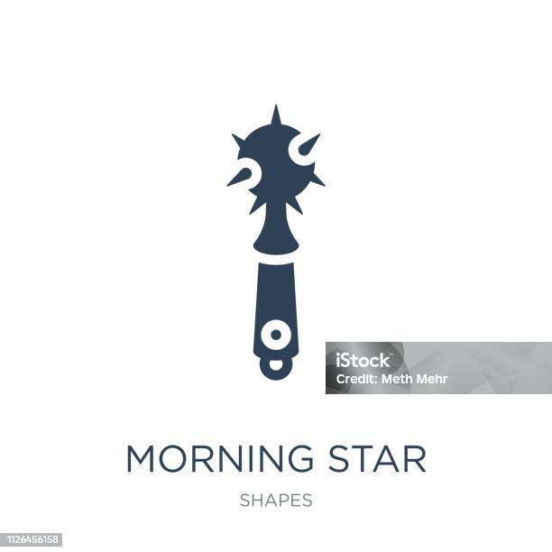 Étoile Du Matin Icône Vecteur Sur Fond Blanc Étoile Du Matin Trendy