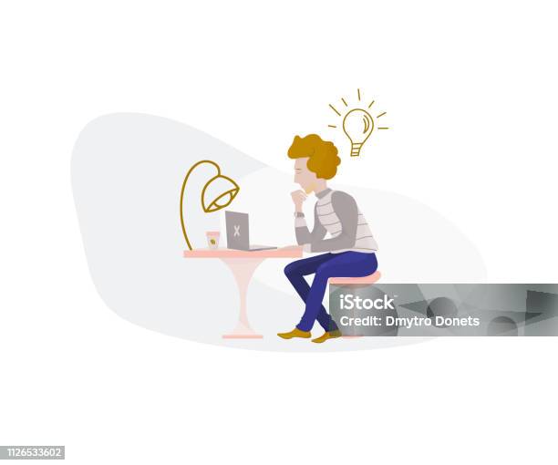 Hasilkan Ide Dan Prospek Vektor Ilustrasi Inovasi Bisnis Atau Konsep ... Hasilkan Ide Dan Prospek Vektor Ilustrasi Inovasi Bisnis Atau Konsep ...