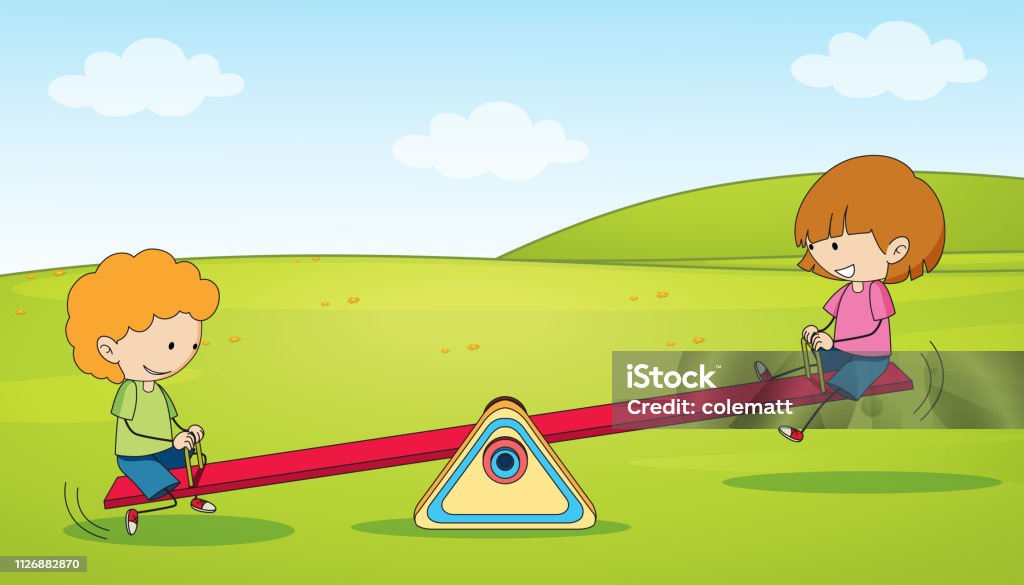 Anakanak Bermain Dengan Jungkatjungkit Ilustrasi Stok - Unduh Gambar ... Anakanak Bermain Dengan Jungkatjungkit Ilustrasi Stok - Unduh Gambar ...