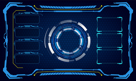Hud Antarmuka Ui Template Cyber Inovatif Konsep Latar Belakang Vektor ... Hud Antarmuka Ui Template Cyber Inovatif Konsep Latar Belakang Vektor ...