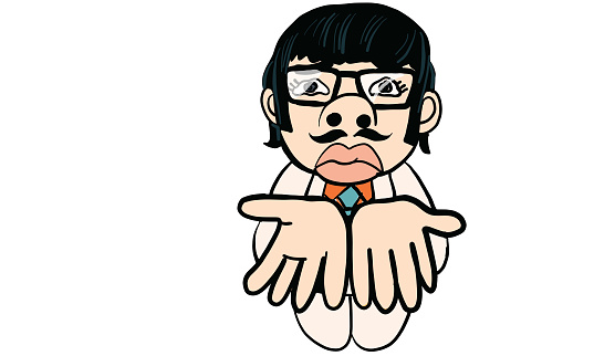 Usure Suite Blanche Bande Dessinée Dans Laction De Lhomme Vector