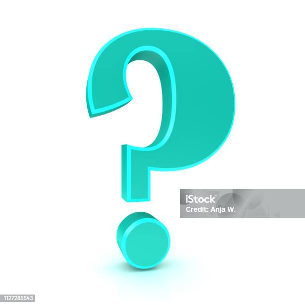 Question Mark 3d Turquoise Interrogation Point Punctuation Mark Asking ... Question Mark 3d Turquoise Interrogation Point Punctuation Mark Asking ...