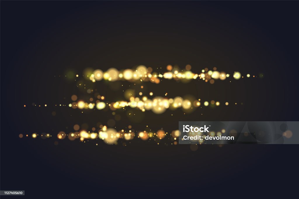 Golden Bokeh Sparkle Glitter Luxury Glamor Camera Flash Light